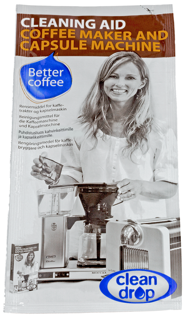 Clean Drop coffee machine cleaner - fhp.fi - appliance spare parts
