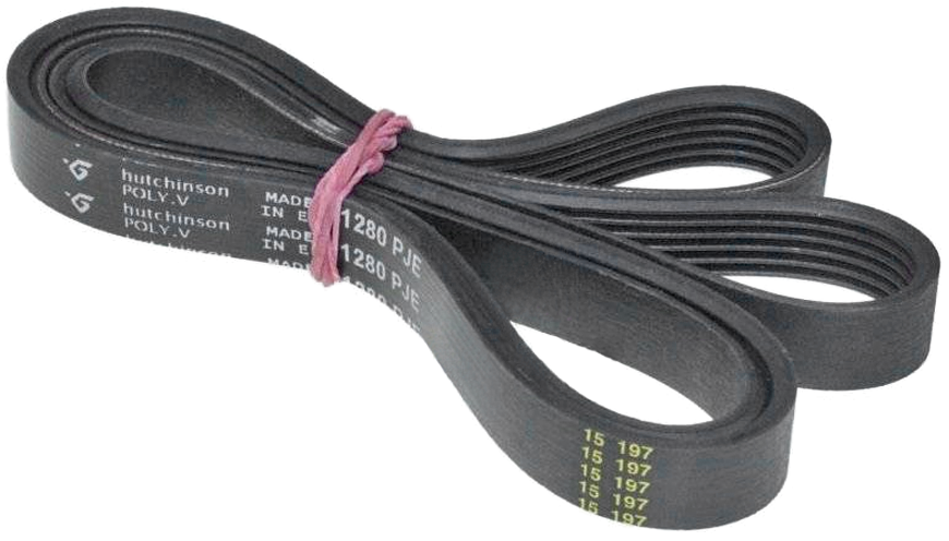 Washing machine drive belt 1280J6EL - fhp.fi - appliance spare parts