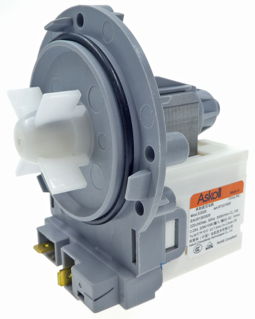 LG drain pump EAU61383505 - fhp.fi - appliance spare parts