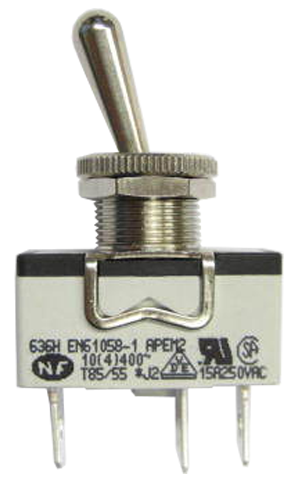 Mangle switch 12mm 250V 15A - fhp.fi - appliance spare parts