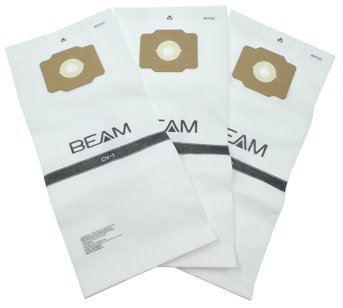 Beam pölypussit 3kpl BM165, BM265 (6907398) CV-1 - fhp.fi ...