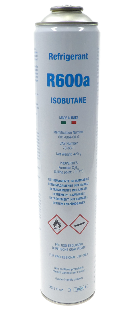 Refrigerant R600a Isobutane 420g (20005496) - fhp.fi - appliance spare ...