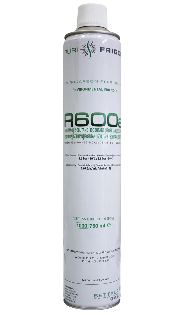 Refrigerant R600a Isobutane 420g (20005496) - fhp.fi - appliance spare ...