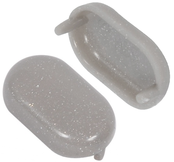 AEG fridge handle plugs, grey 2230415305 - fhp.fi - appliance spare parts