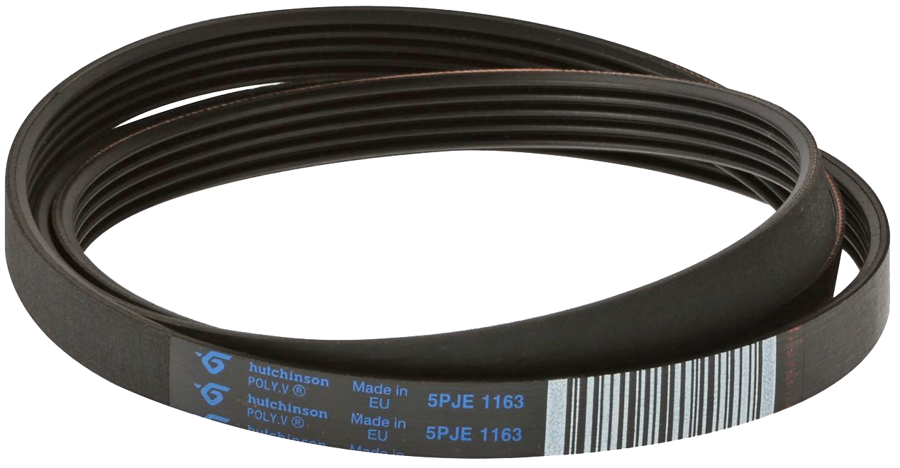 Washing machine drive belt 1163J5 EL - fhp.fi - appliance spare parts