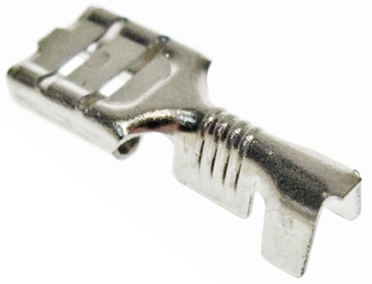 Abiko - connector 6,35mm, nickel steel - fhp.fi - appliance spare parts