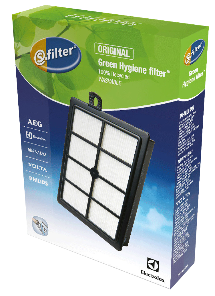 Electrolux EFHG12W washable s-filter® GREEN -filter - fhp.fi ...