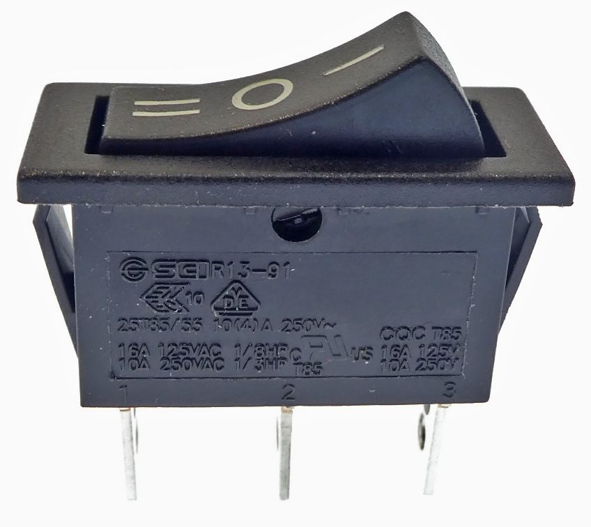 Rocker switch 1-0-2 10A 11x30mm - fhp.fi - appliance spare parts