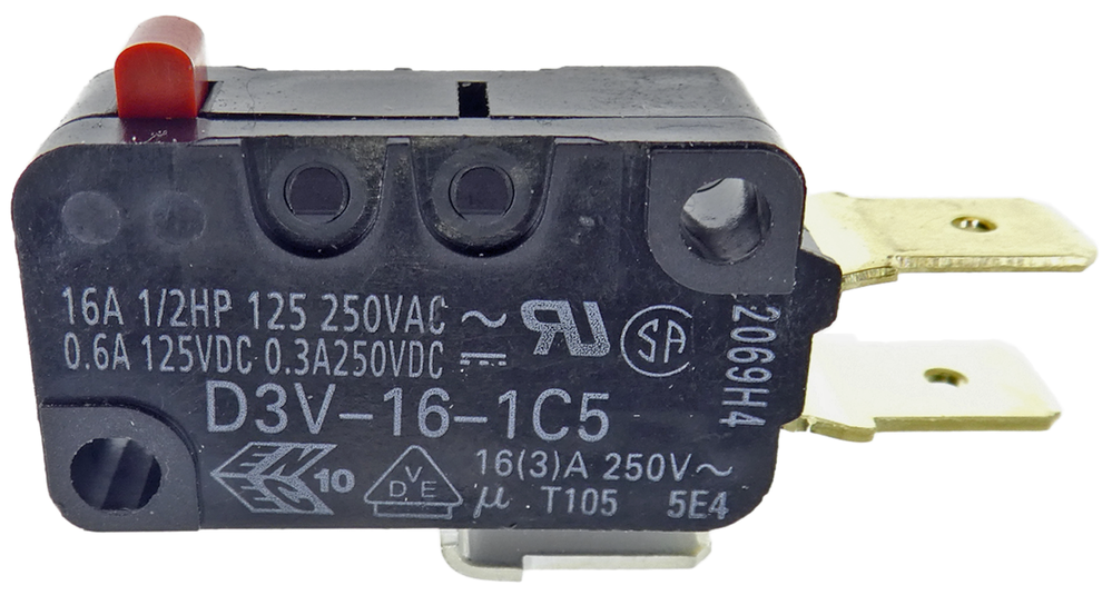 Omron micro switch 16A 250V - fhp.fi - appliance spare parts