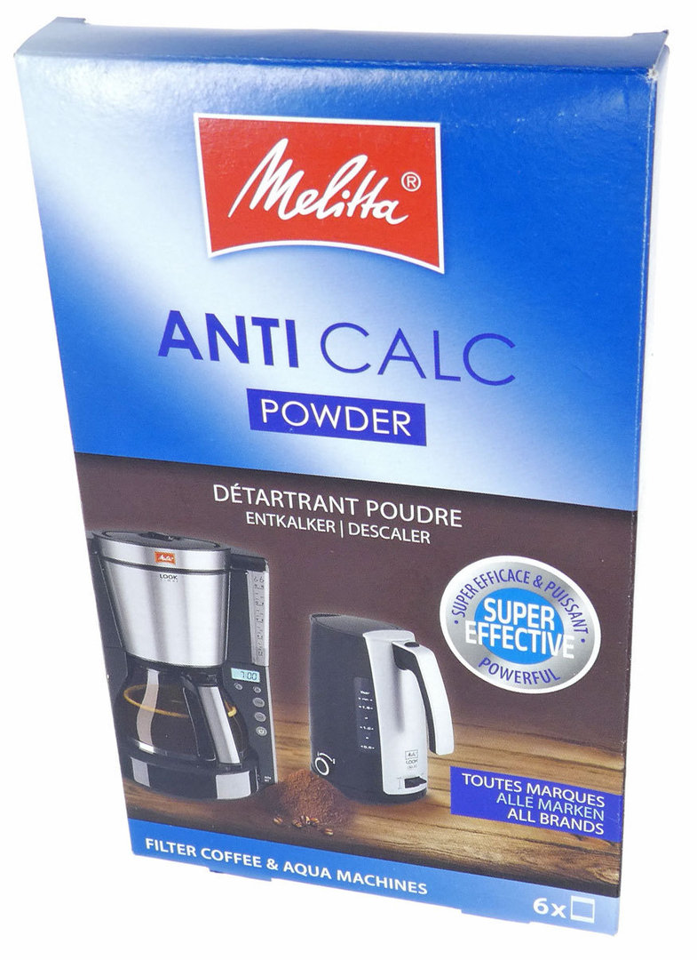 Melitta Anti Calc powder 6pcs 6757415 (6779365) - fhp.fi - appliance ...