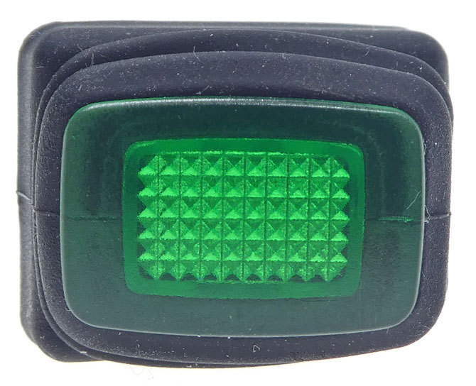 Rocker switch, green shielded 13x19mm 250V 16A - fhp.fi - appliance ...