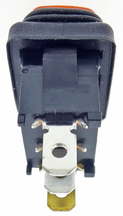 Rocker switch, orange shielded 13x19mm 250V 16A - fhp.fi - appliance ...