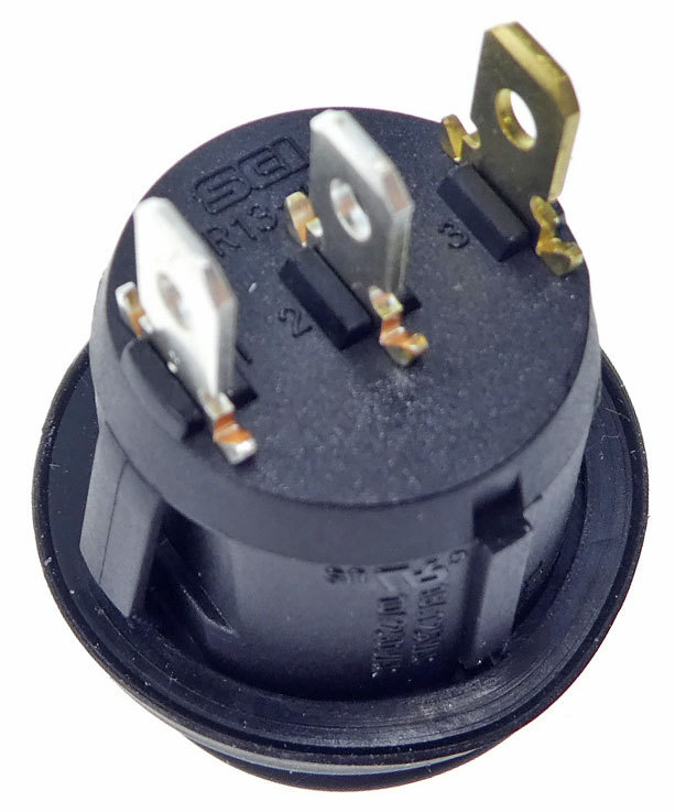 Rocker switch, orange shielded 21mm 250V 10A - fhp.fi - appliance spare ...