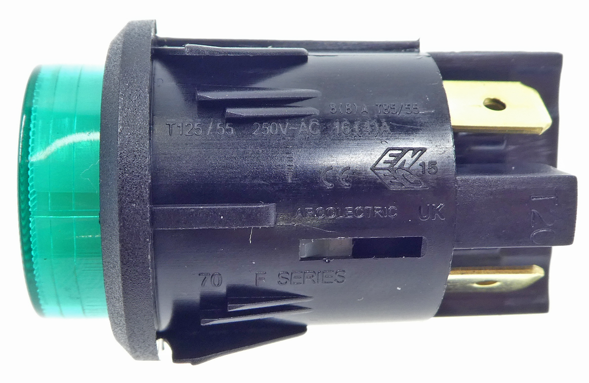 Painonappikytkin Vihreä 16A 250V 25mm OFF-ON - fhp.fi - Kodinkoneiden ...