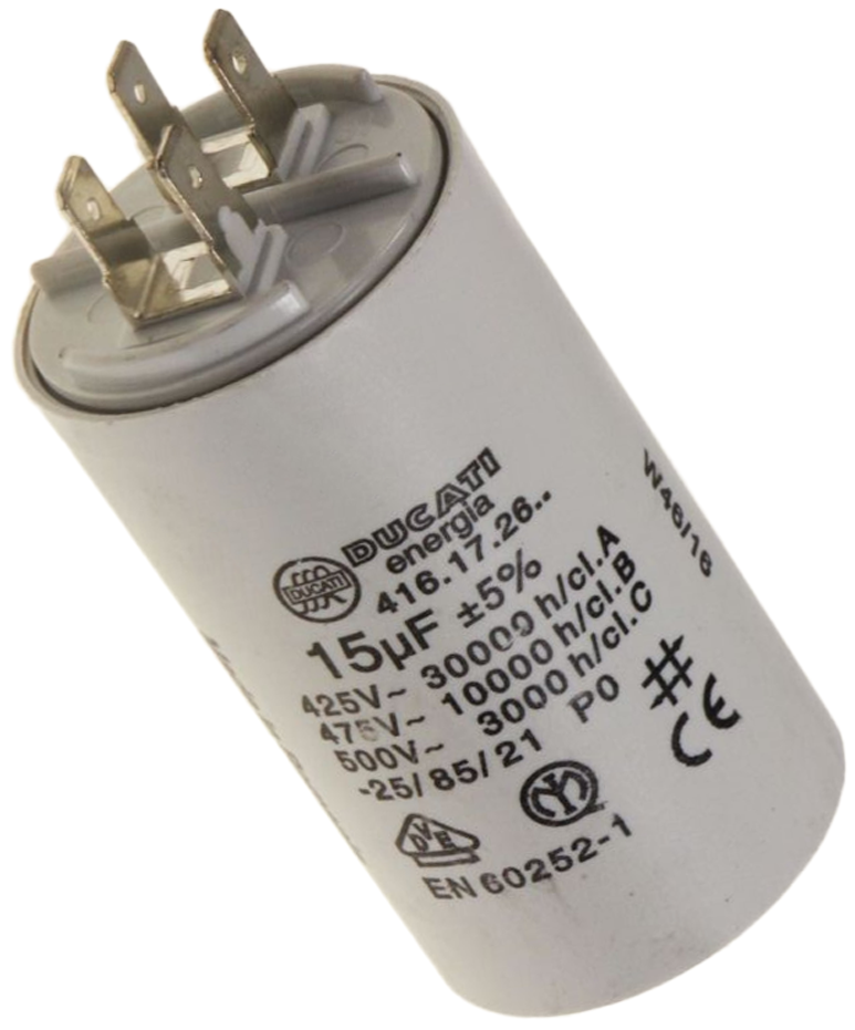 Whirlpool dryer capacitor 15μF - fhp.fi - appliance spare parts