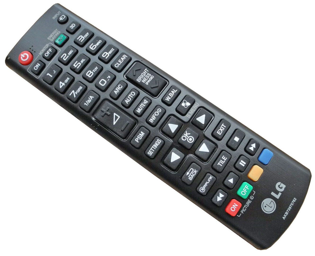 LG television remote control AKB73975762 - fhp.fi - appliance spare parts