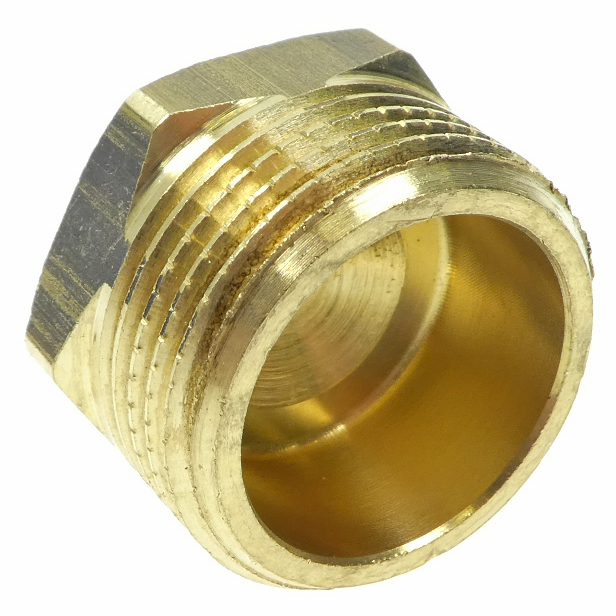 Brass plug 3/4" male thread - fhp.fi - appliance spare parts