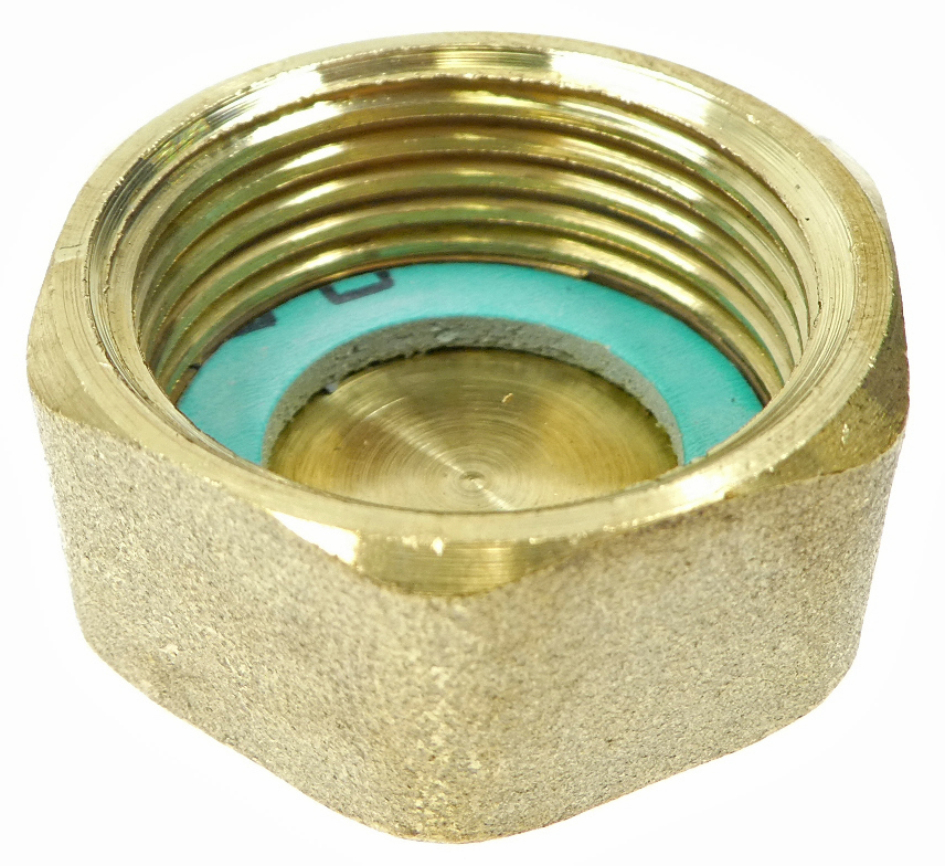 Brass plug 3/4" female thread - fhp.fi - appliance spare parts