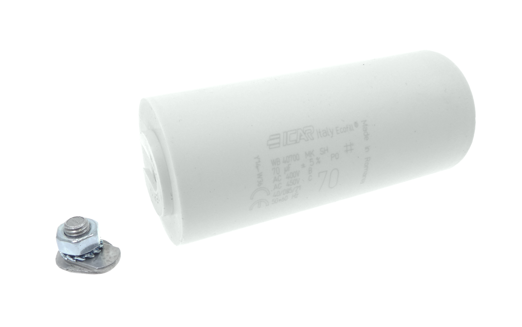 Start capacitor 70 µF (5114771) - fhp.fi - appliance spare parts