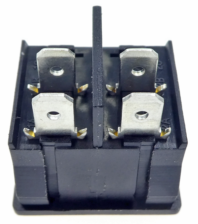 Rocker switch 22x19mm orange - fhp.fi - appliance spare parts