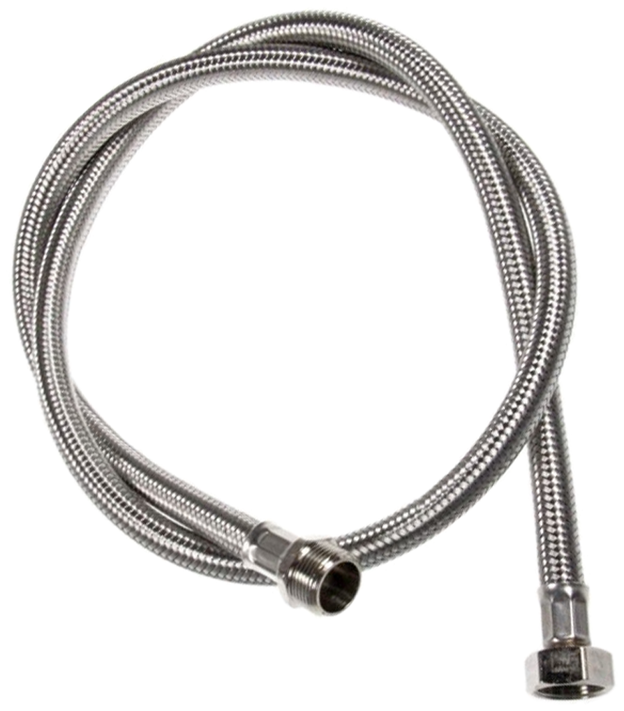 Inlet extension hose 1,5 m, steel - fhp.fi - appliance spare parts