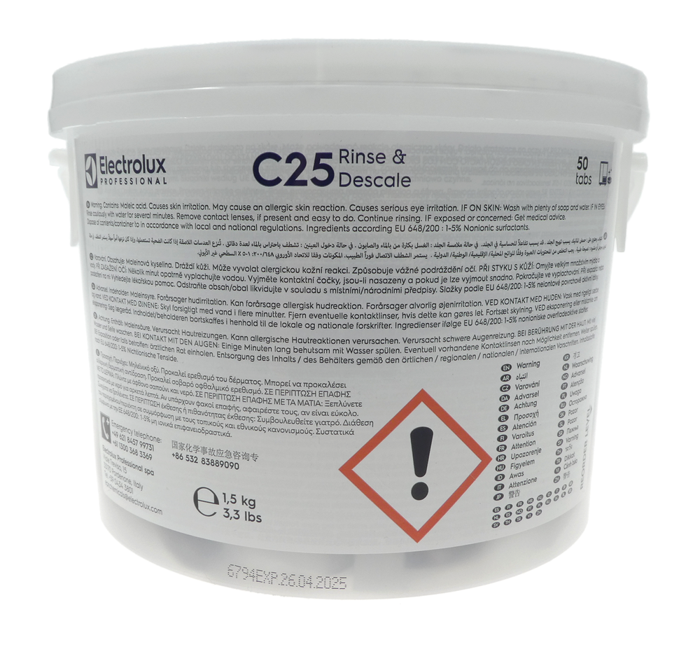 Electrolux C25 uunin huuhtelutabletti 50kpl - fhp.fi - Kodinkoneiden ...