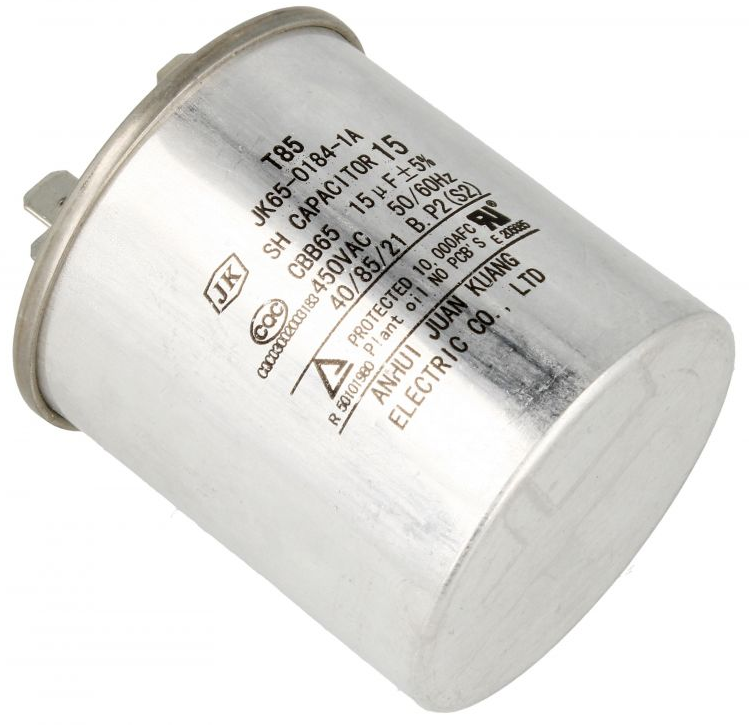 Samsung dryer capasitor 15µF (2501-001233) - fhp.fi - appliance spare parts