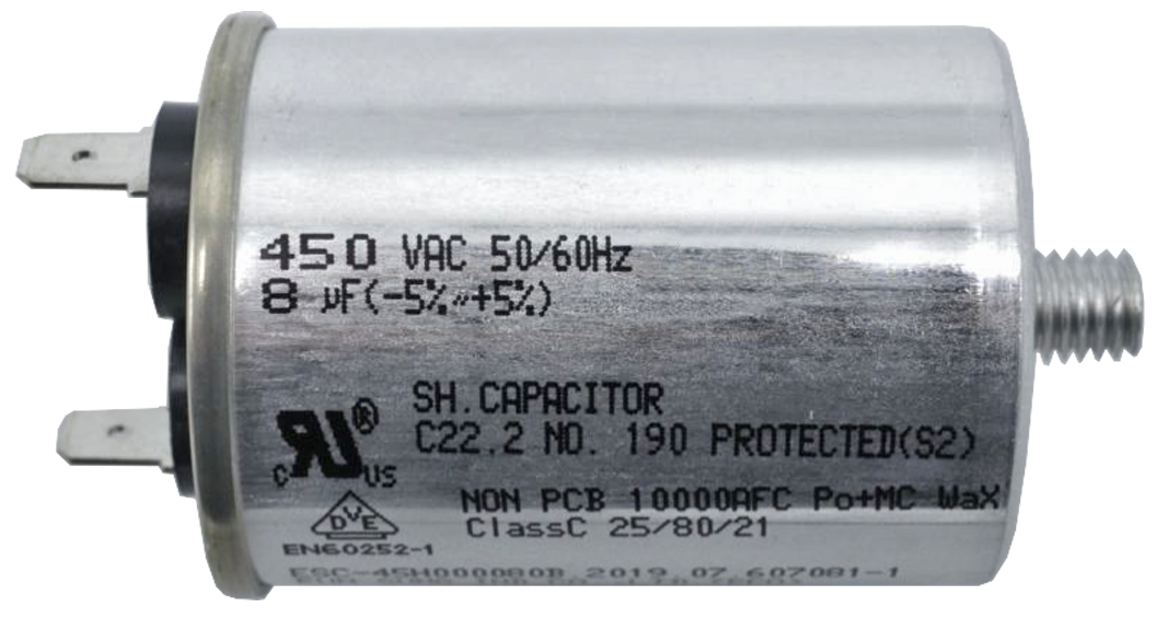 Samsung dryer capasitor 8µF - fhp.fi - appliance spare parts