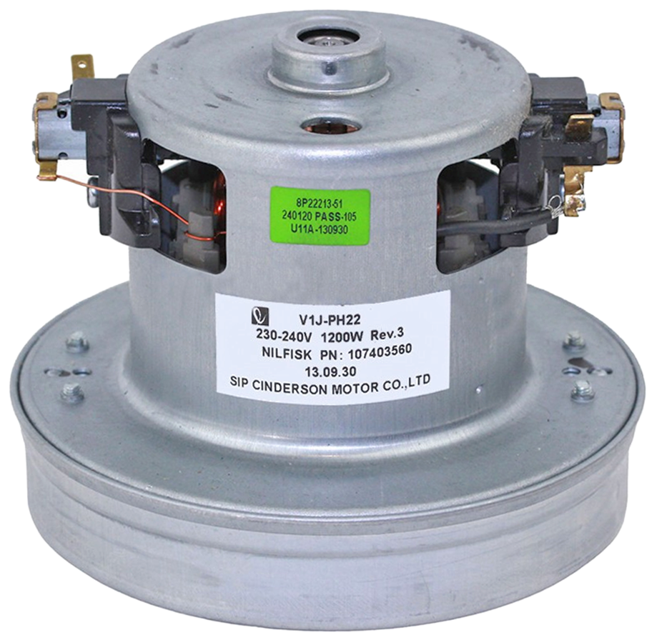 Nilfisk vacuum motor 107402675 - fhp.fi - appliance spare parts