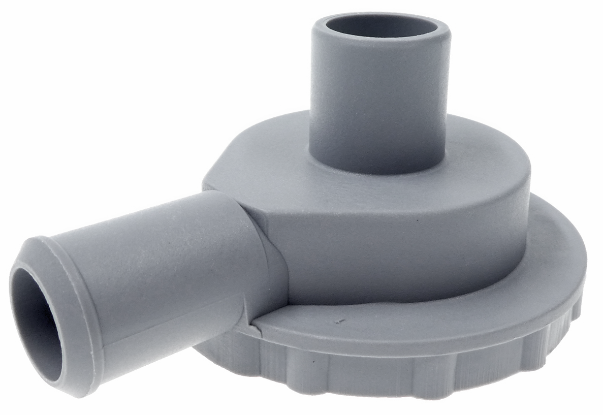 Drain pump housing 24/22mm - fhp.fi - appliance spare parts