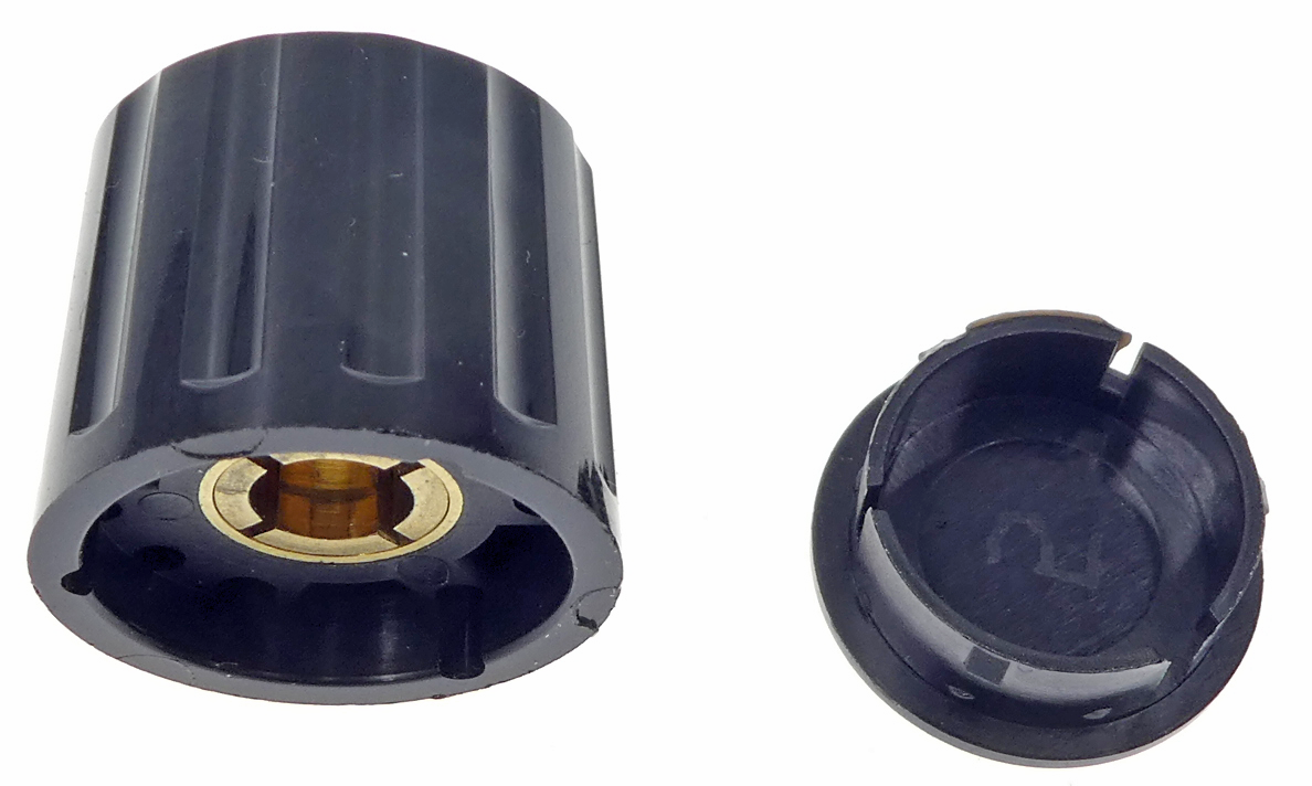 Knob 21mm for 6mm shaft - fhp.fi - appliance spare parts