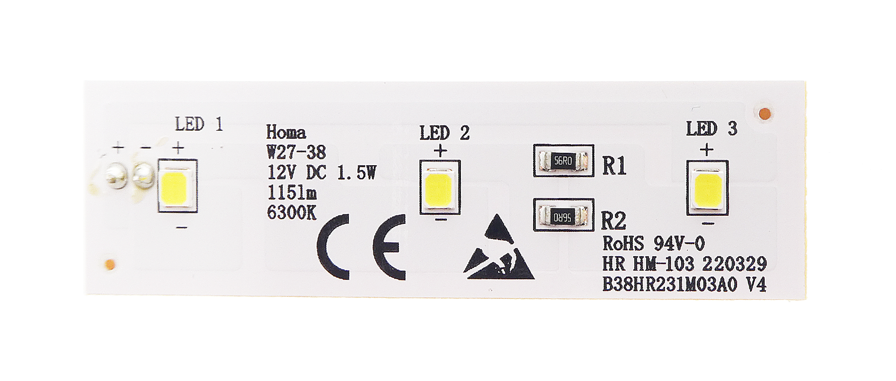 Homa fridge LED light 3050400025 - fhp.fi - appliance spare parts