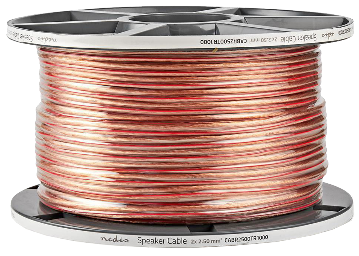Kaiutinkaapeli 2x2,5mm2, kupari 100 metriä CABR2500TR1000 - fhp.fi ...