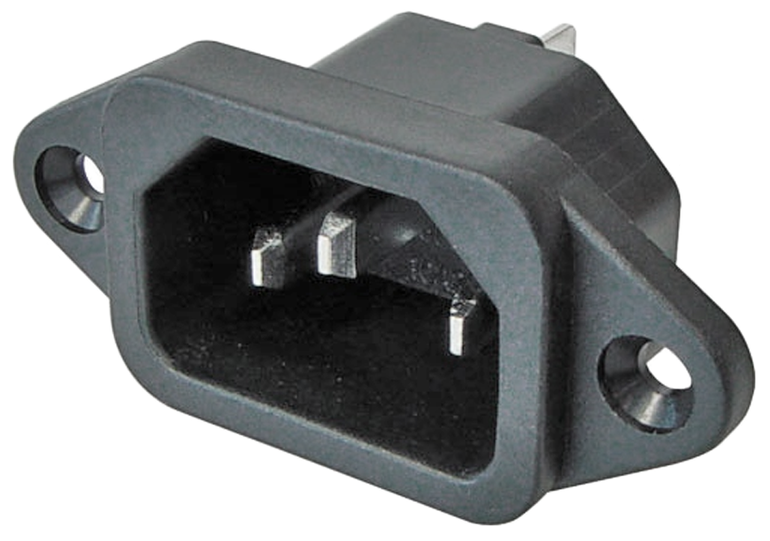 Power inlet IEC C14, solder connections - fhp.fi - appliance spare parts