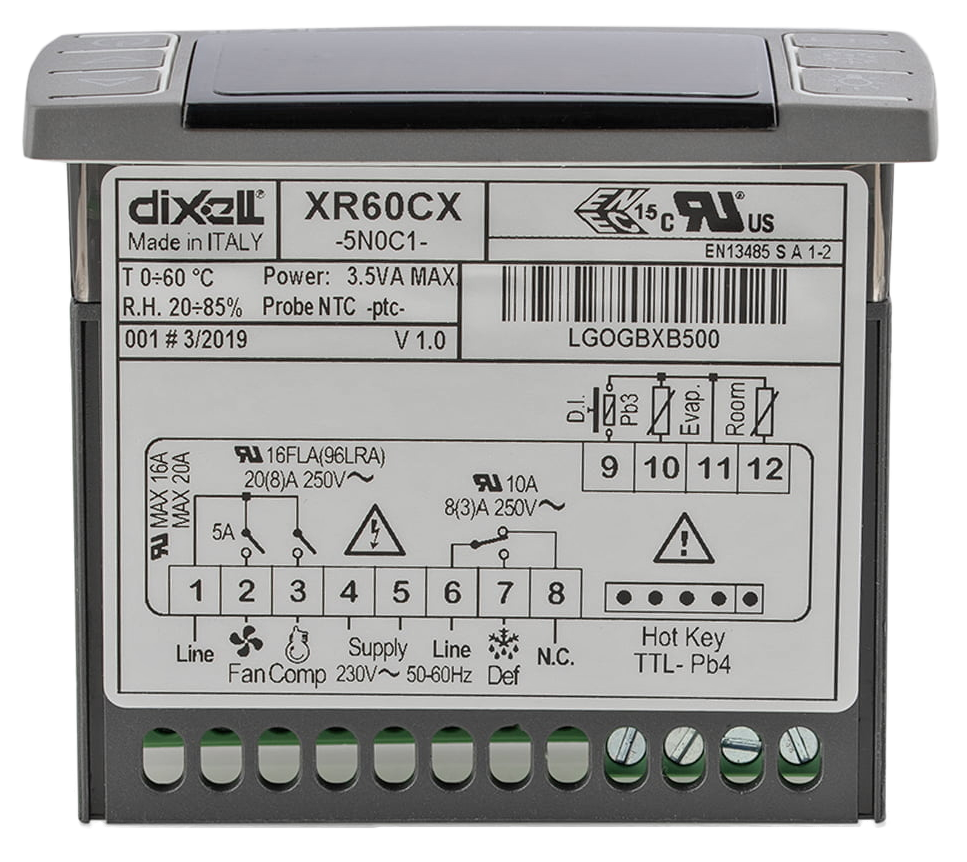 Dixell XR60CX 230V NTC/PTC termostaatti (H718131) - fhp.fi ...