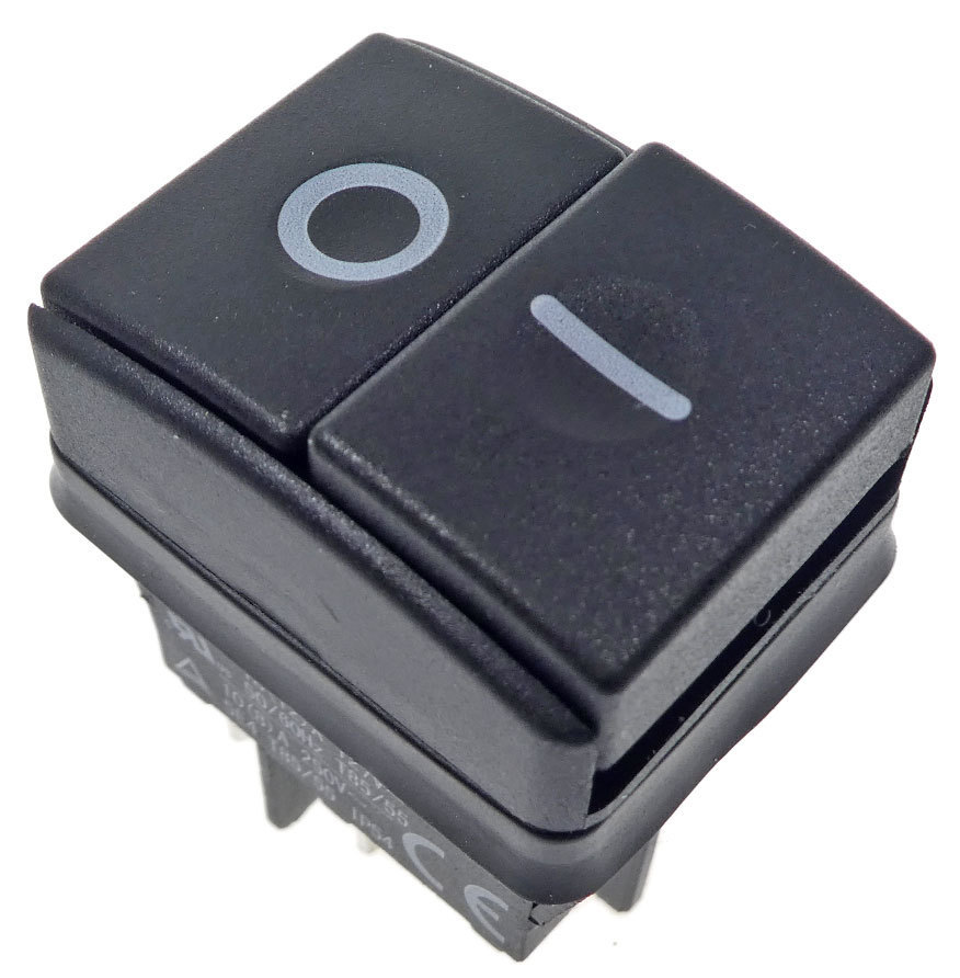 Power switch with buttons 12A 22x30 301086 - fhp.fi - appliance spare parts