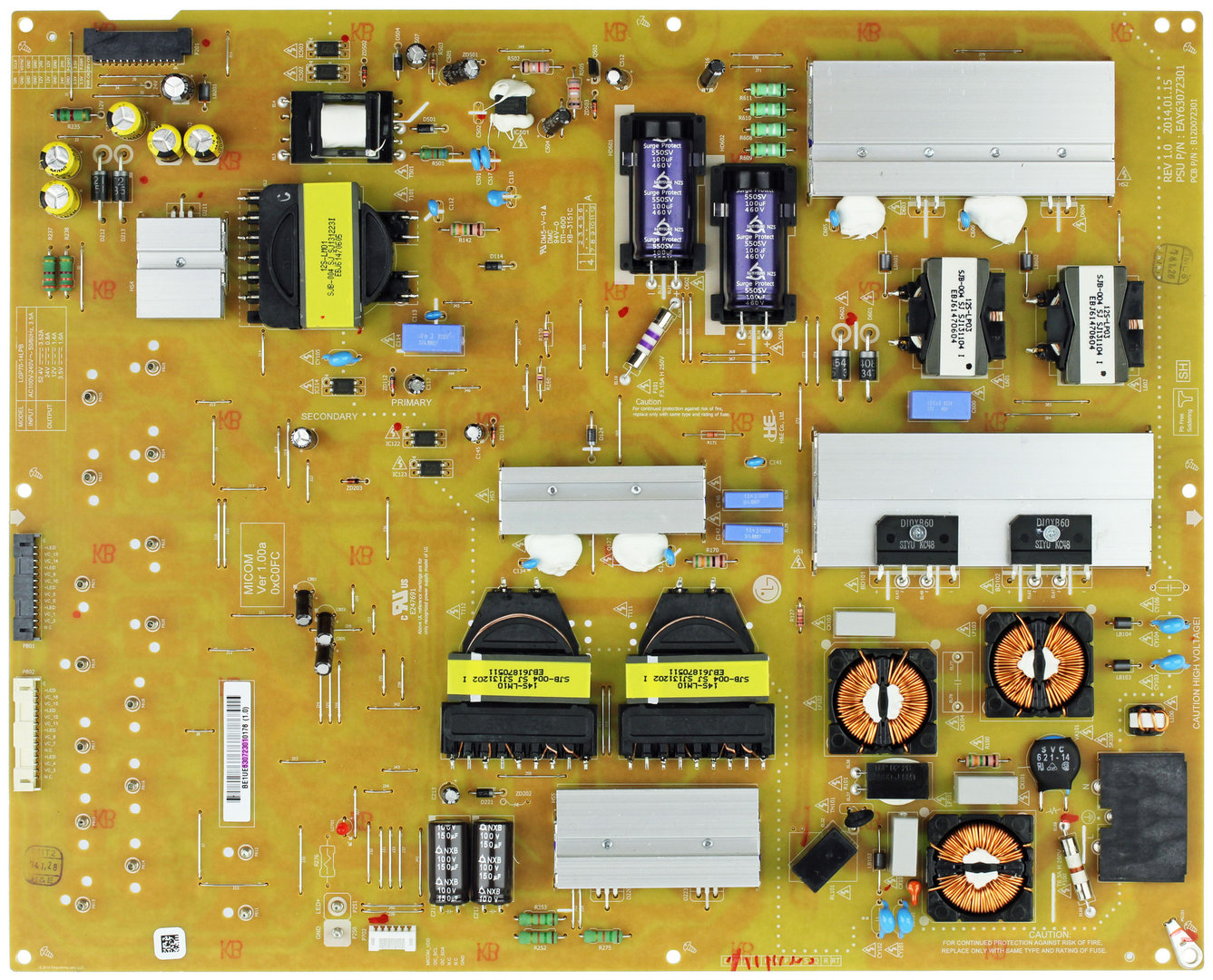 LG tv power supply PCB - fhp.fi - appliance spare parts