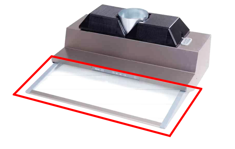 Vallox cooker hood glass assembly Capto 600 RST - fhp.fi - appliance spare parts