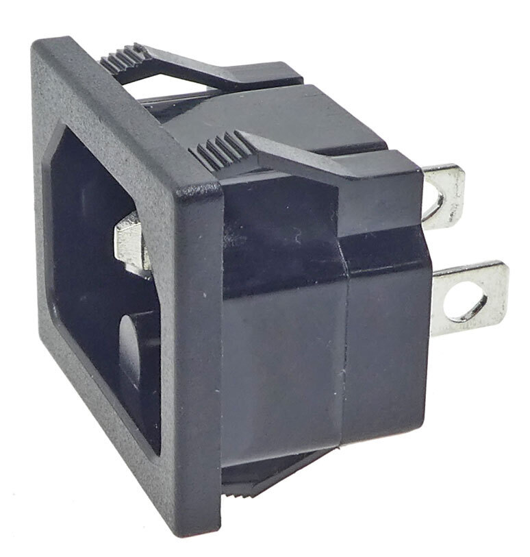 Power inlet IEC C16, 4,8mm connectors - fhp.fi - appliance spare parts